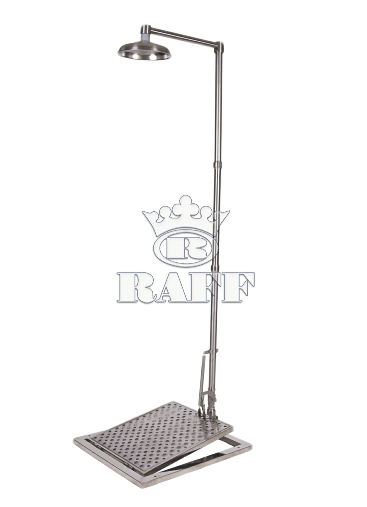 Emergency Shower, Pedestal Type, Platform Operated / Y8006 - Military ...